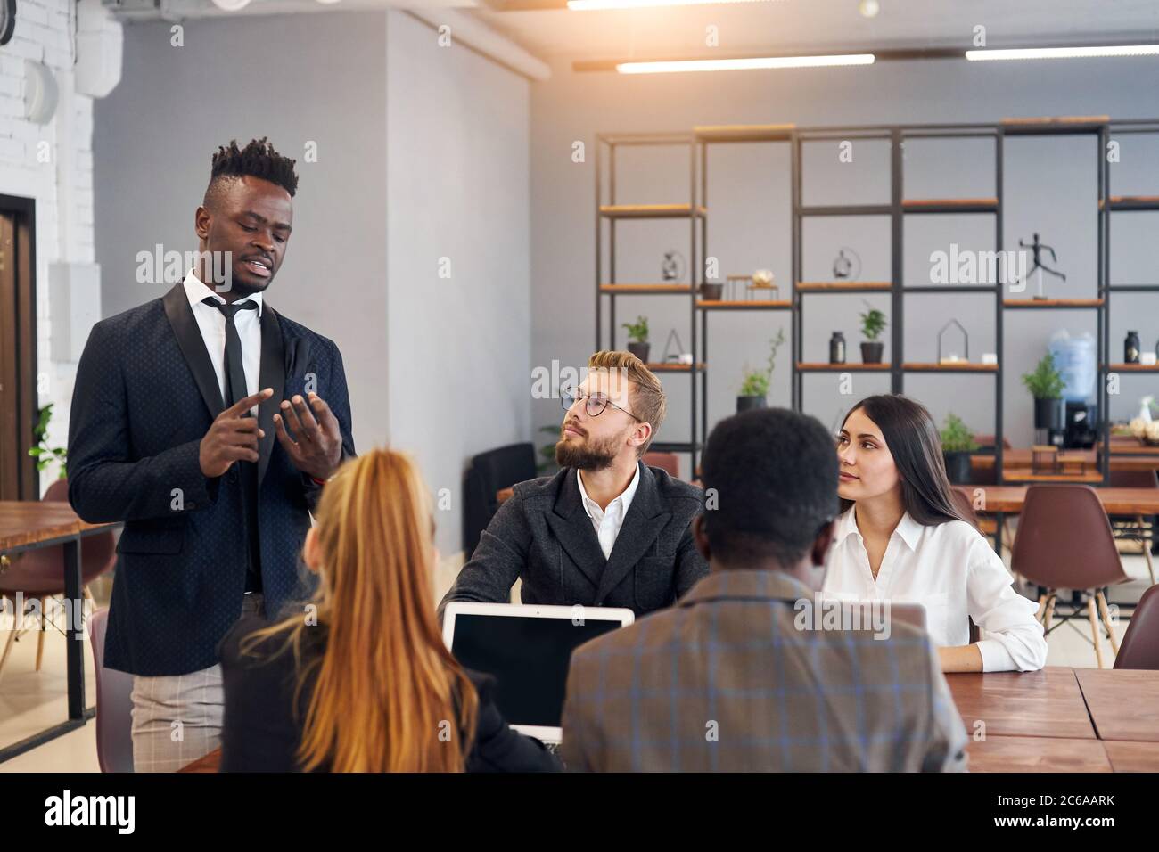 African american teacher board hi-res stock photography and images - Alamy