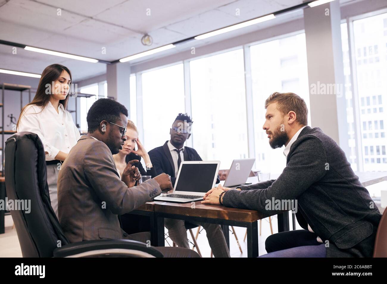 Newcomers employees hi-res stock photography and images - Alamy