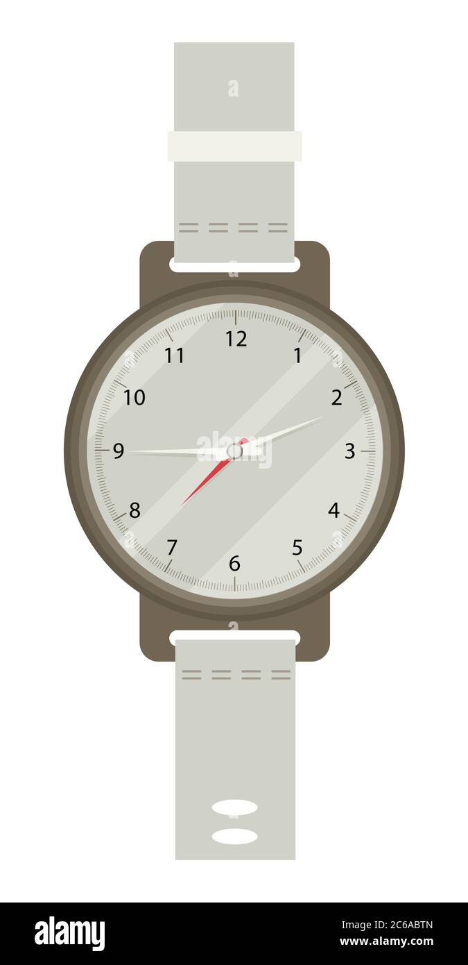 Checking digital watch Cut Out Stock Images & Pictures - Alamy