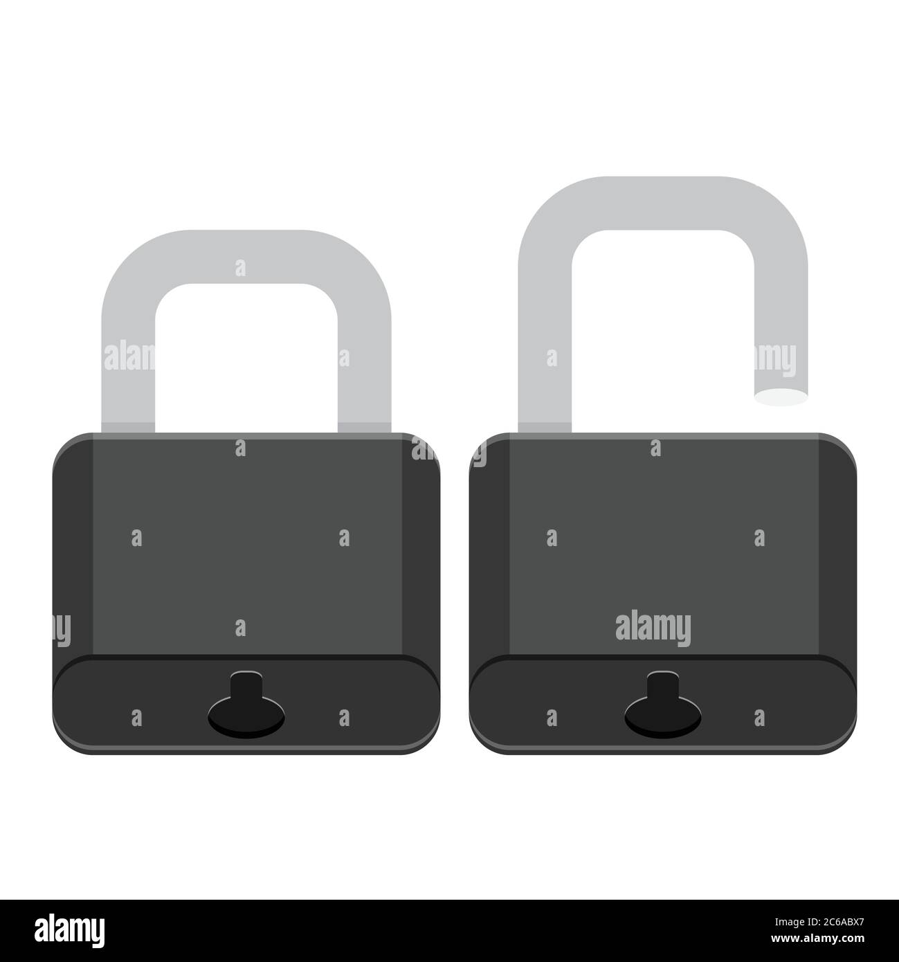 Safety locks Stock Vector Images - Alamy