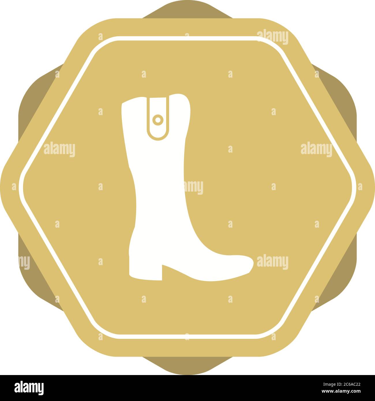 Unique Long boot Vector Glyph Icon Stock Vector Image & Art - Alamy