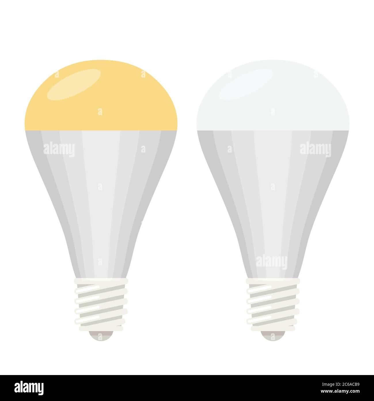 LED lamp. Vector flat illustration Stock Vector Image & Art - Alamy