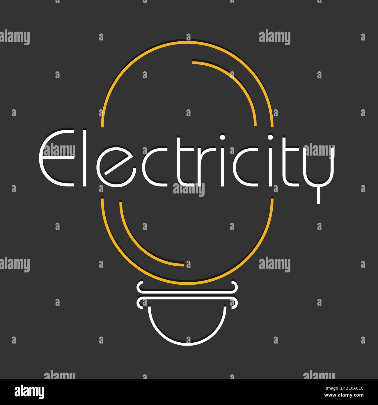 Electric logo vector in flat style Stock Vector Image & Art - Alamy