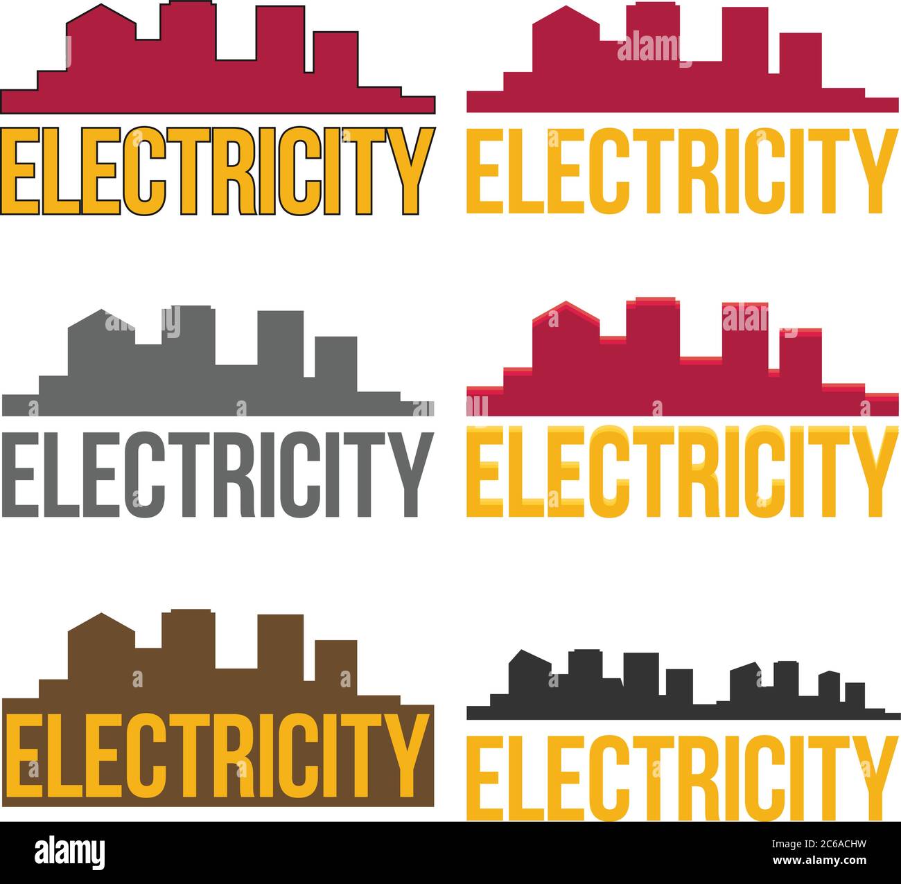 Electric logo vector in flat style Stock Vector Image & Art - Alamy
