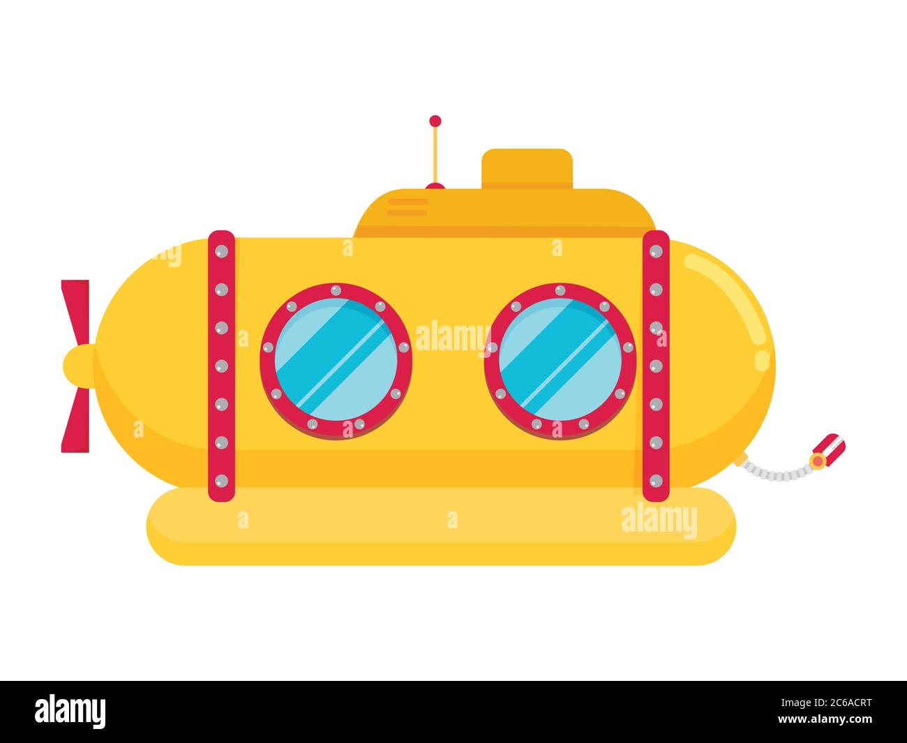 The sea shadow submarine Stock Vector Images - Alamy