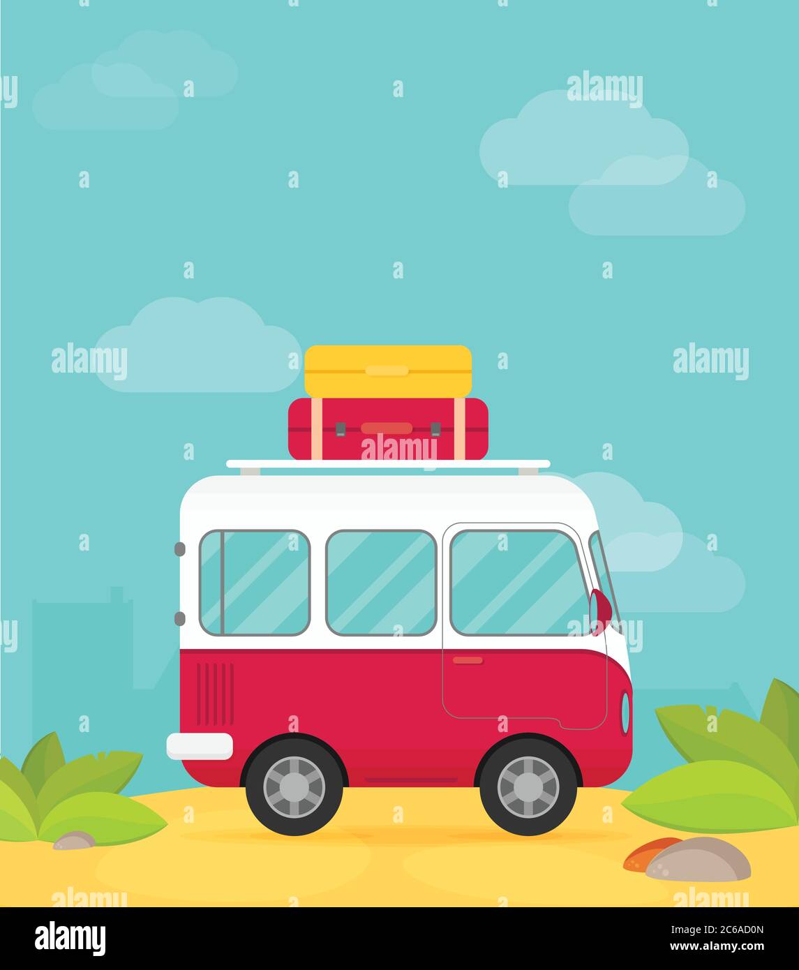 Vintage trailer rv Stock Vector Images - Alamy