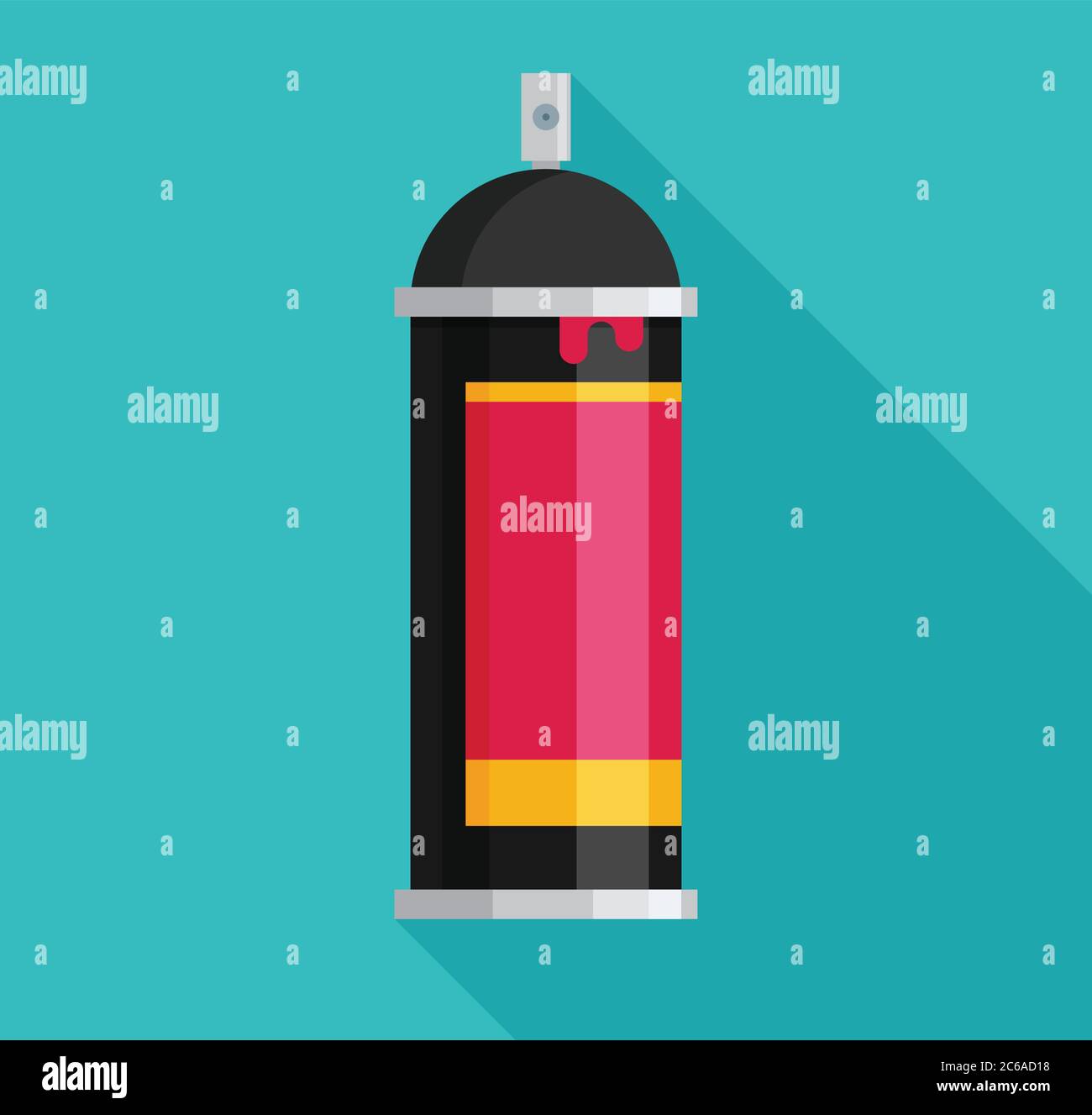 Spray Paint Can .Vector Flat Icon Stock Vector Image & Art - Alamy