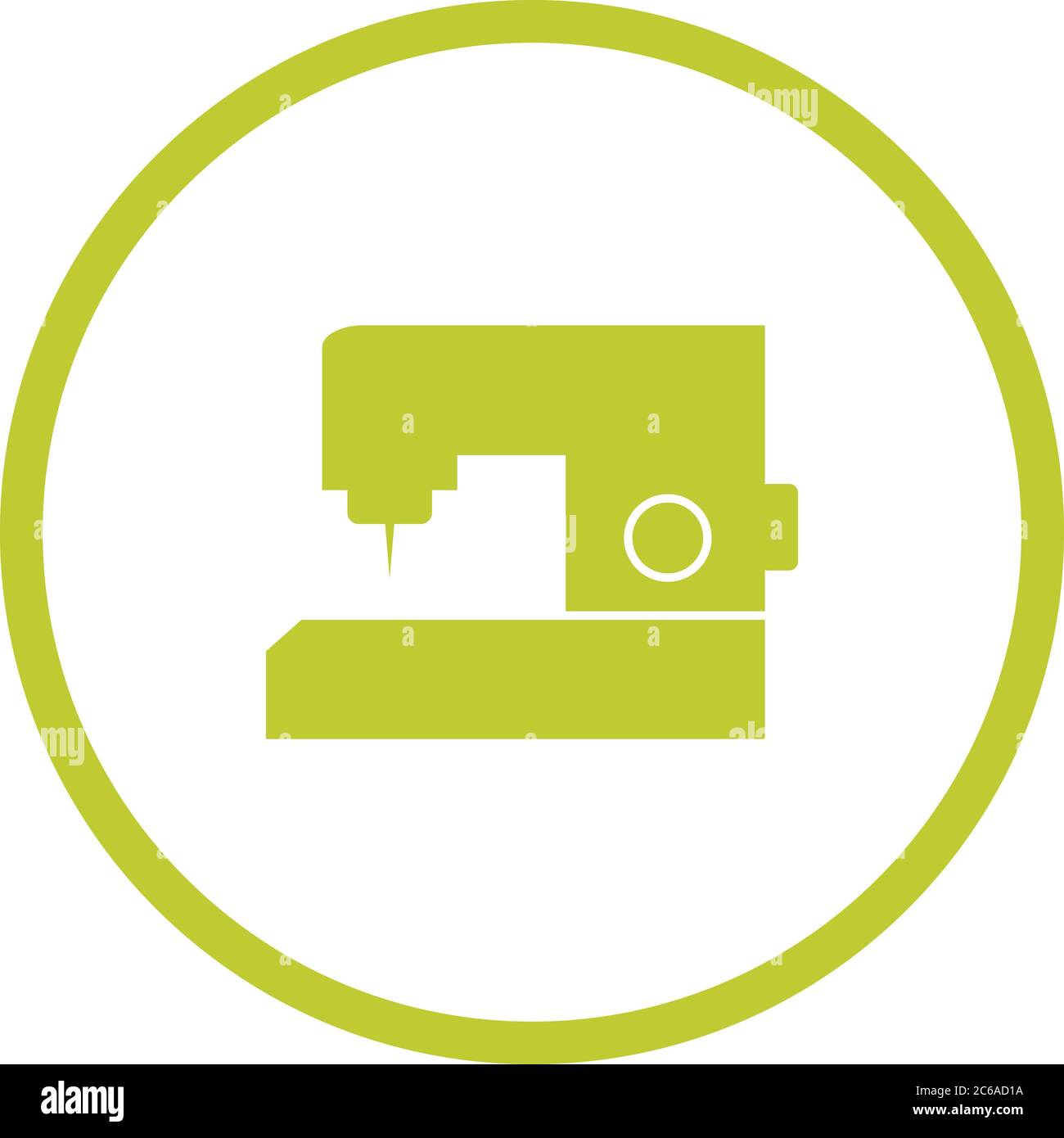 Unique Sewing Machine Vector Glyph Icon Stock Vector Image And Art Alamy