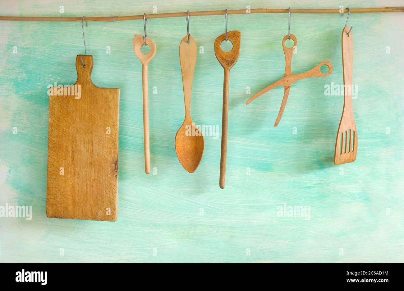 Rustic wooden kitchen hi-res stock photography and images - Alamy