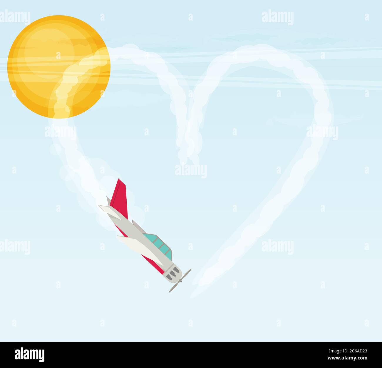 Plane. Aerobatics. Heart. Flat vector Stock Vector Image & Art - Alamy Plane. Aerobatics. Heart. Flat vector Stock Vector Image & Art - Alamy