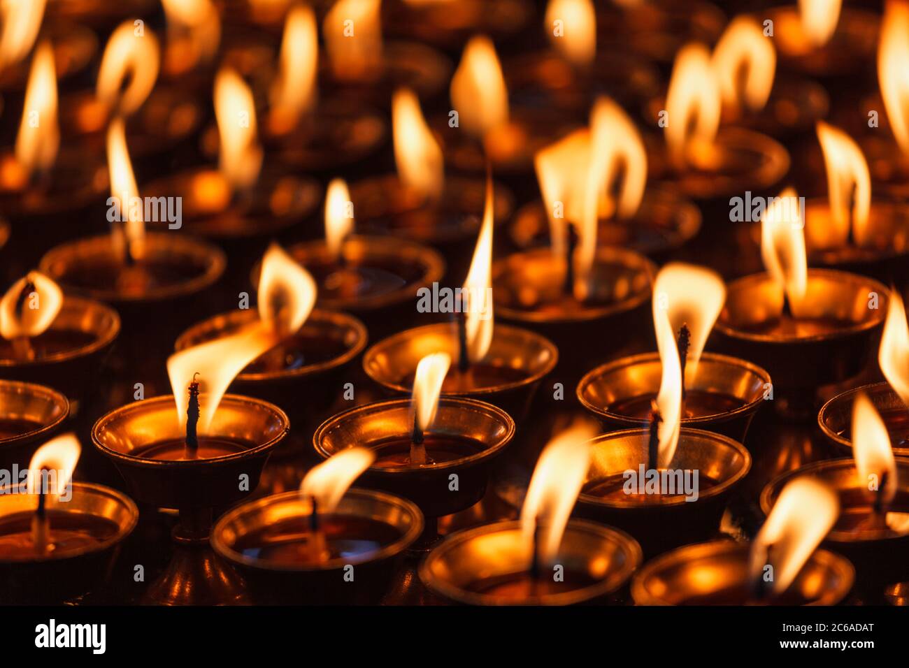 Religious ceremony candles temple india hi-res stock photography and ...