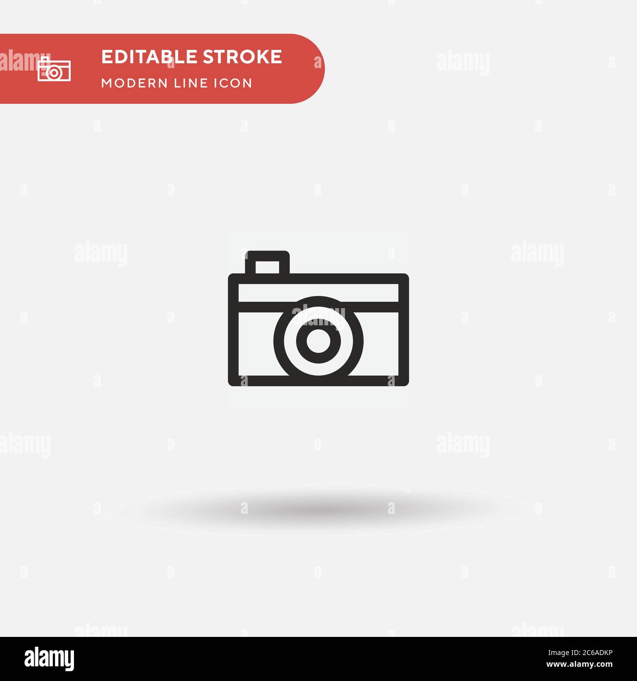 Camera Simple vector icon. Illustration symbol design template for web ...