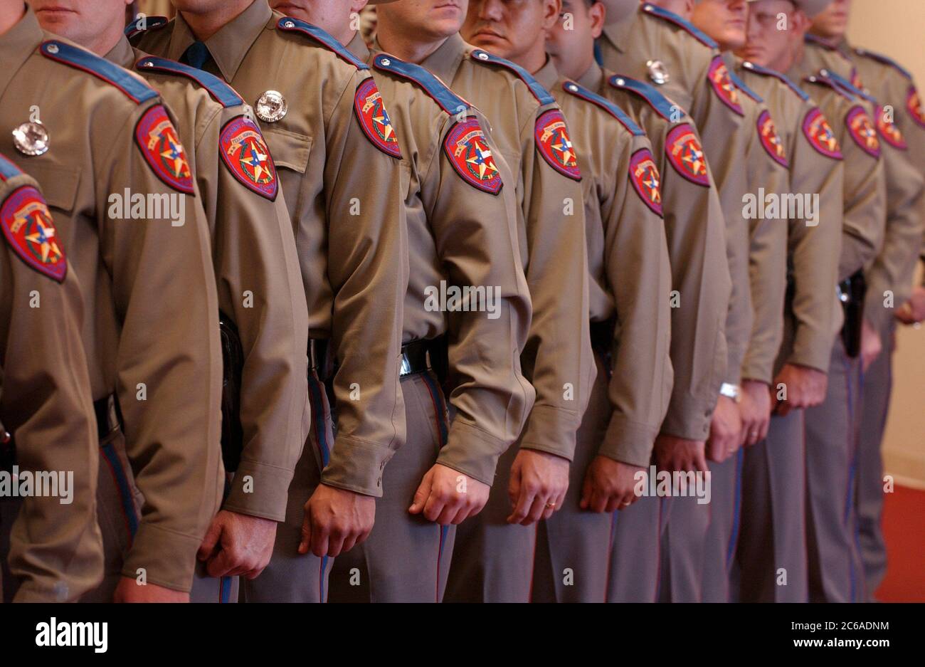 Austin, Texas USA, September 5, 2003: The new cadet class of the ...