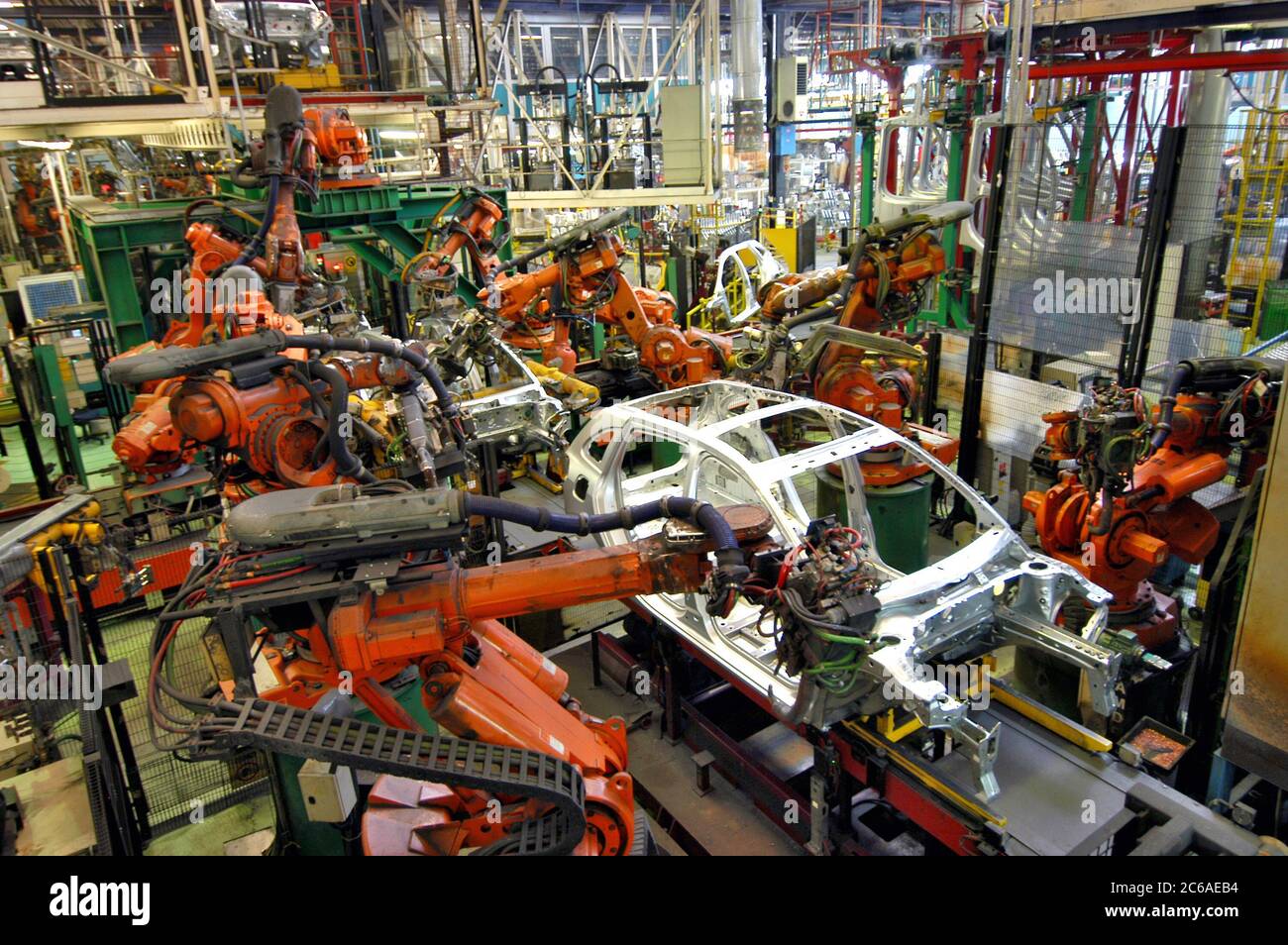 production line on which the products Car Stock Photo - Alamy