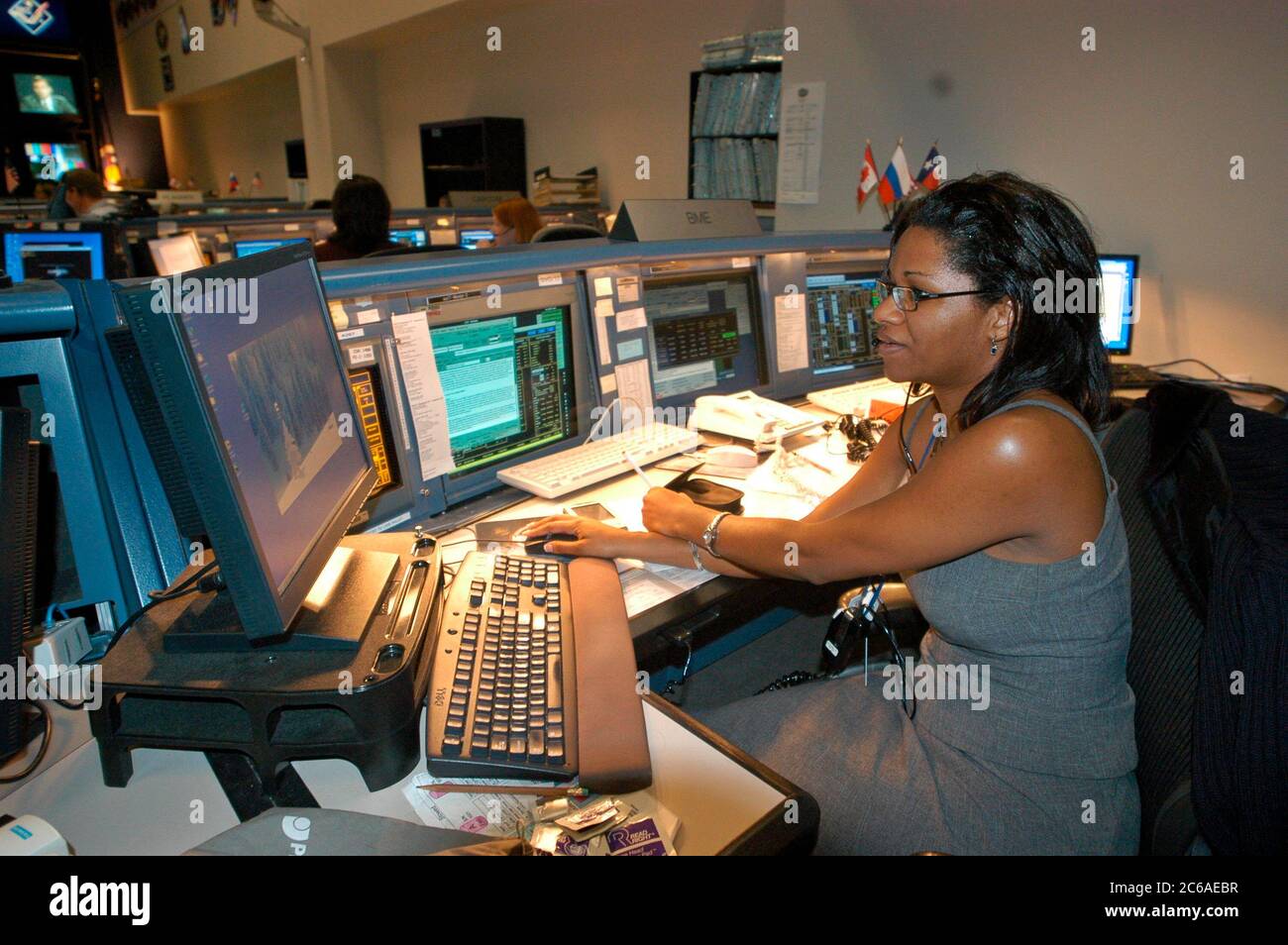 Houston Texas USA, September 18, 2003: Black female space flight ...