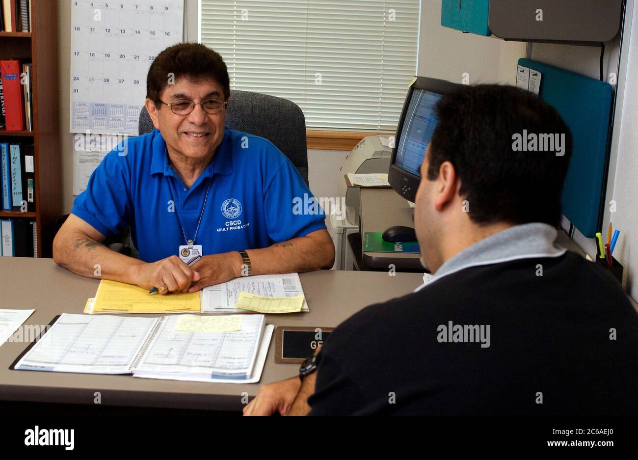 Probation officer and meeting hi-res stock photography and images - Alamy