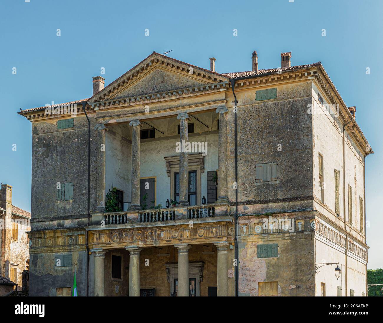 Italy Veneto Montagnana Villa Pisani By Andrea Palladio Stock Photo - Alamy