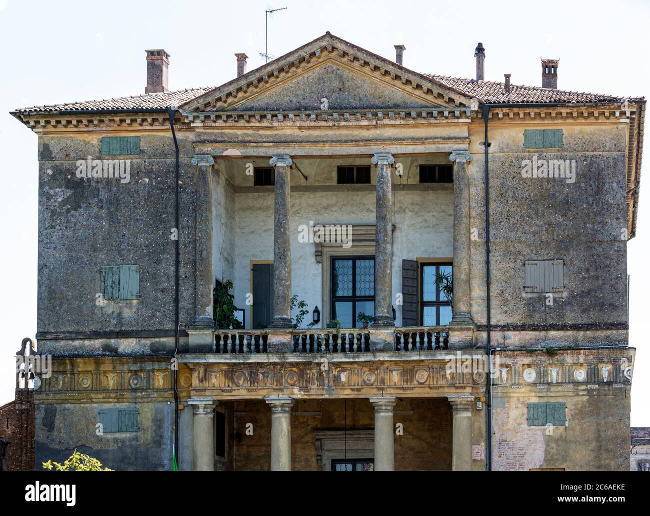 Italy Veneto Montagnana Villa Pisani By Andrea Palladio Stock Photo - Alamy