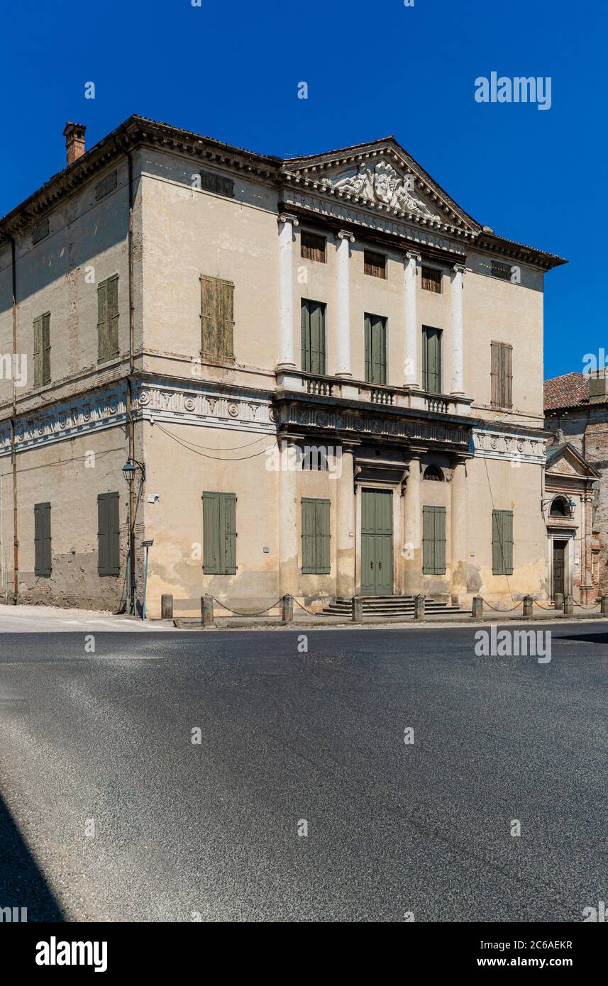 Italy Veneto Montagnana Villa Pisani By Andrea Palladio Stock Photo - Alamy