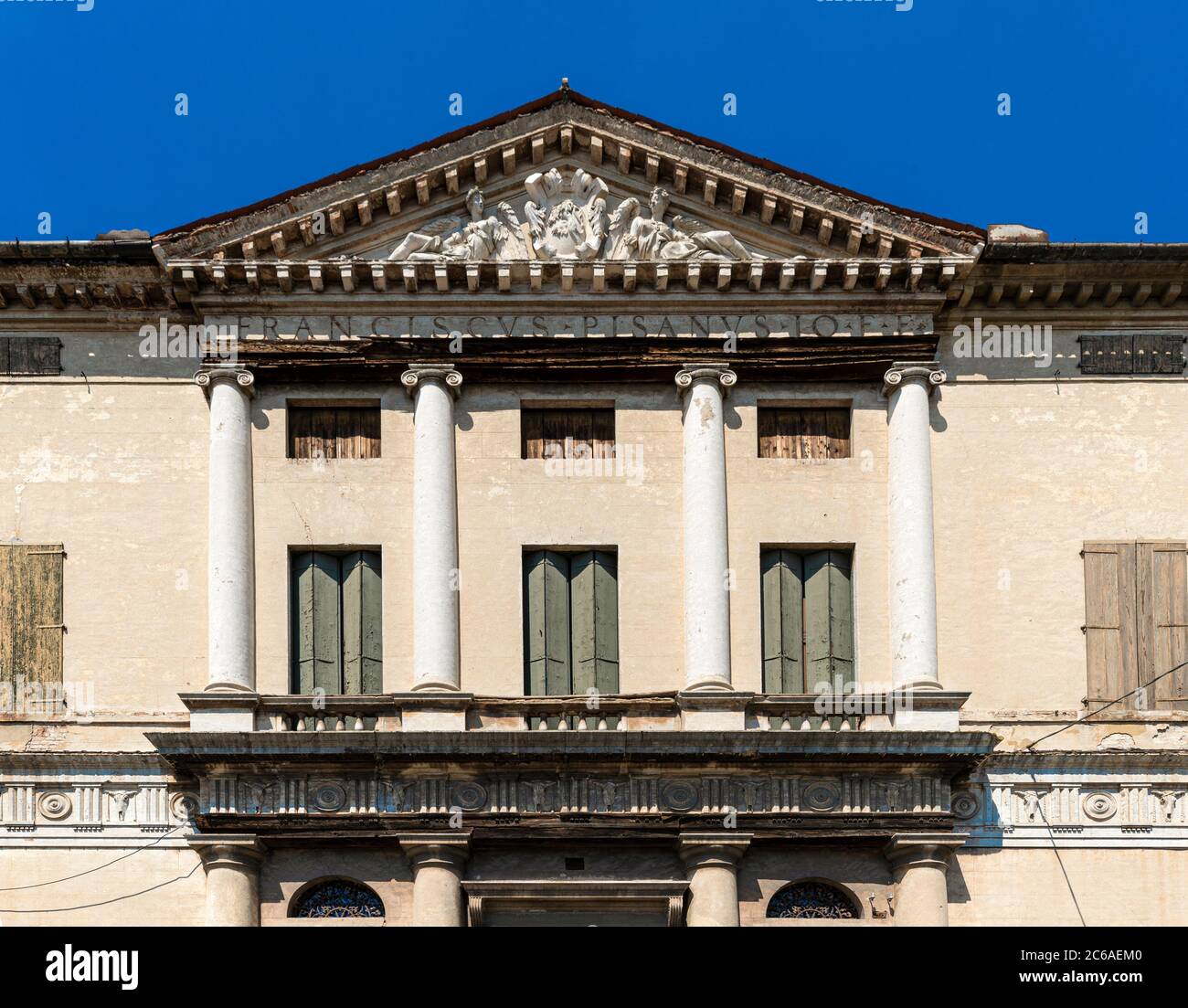Italy Veneto Montagnana Villa Pisani By Andrea Palladio Stock Photo - Alamy