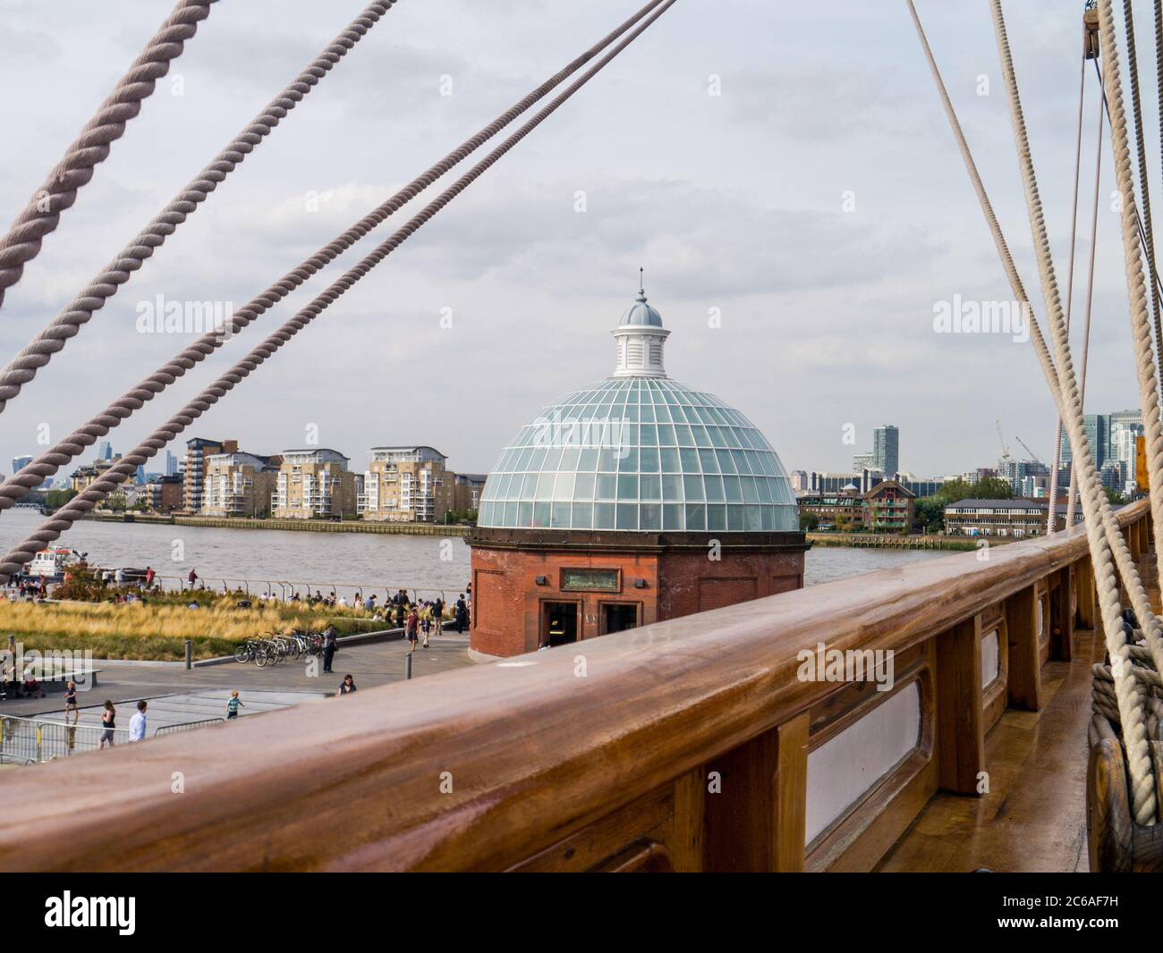 Cutty Sark, historic British clipper ship, Greenwich, London, UK Stock ...
