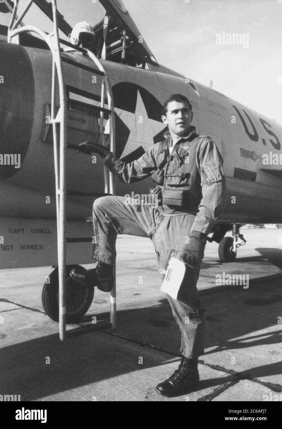 George W. Bush, a member of the 147th Fighter Interceptor Group of the ...