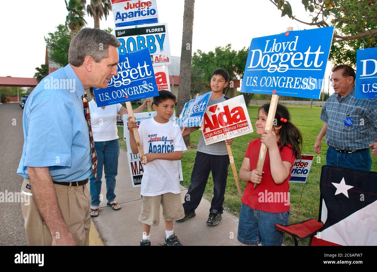 Edinburgh, Texas USA: Democratic Texas U.S. Congressman Lloyd Doggett ...