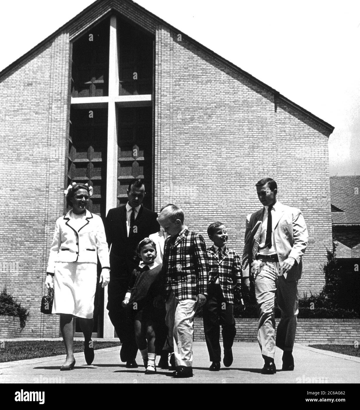Bush family photographs Black and White Stock Photos & Images - Alamy