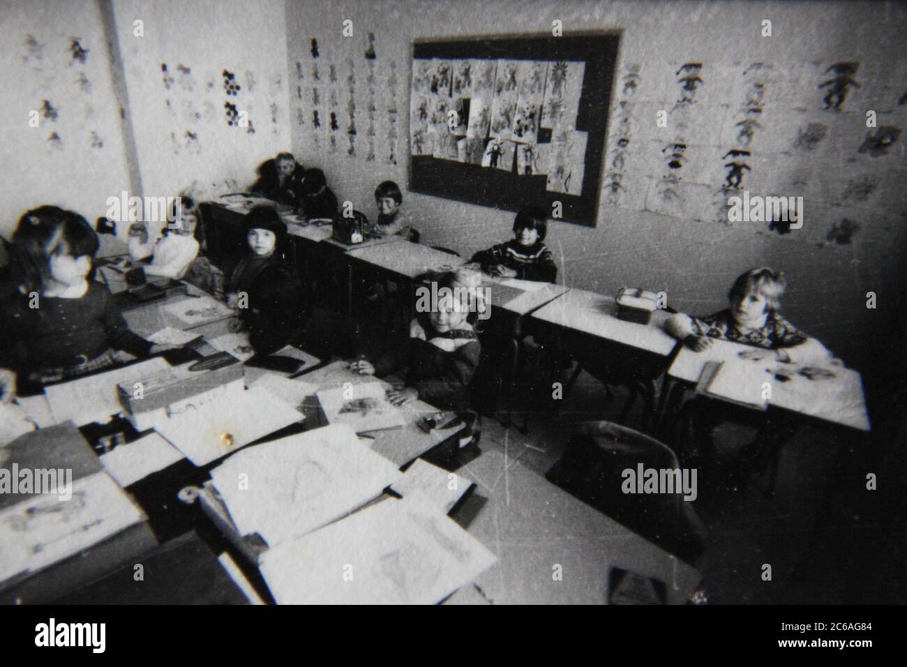 Fine 70s vintage black and white lifestyle photography of students ...