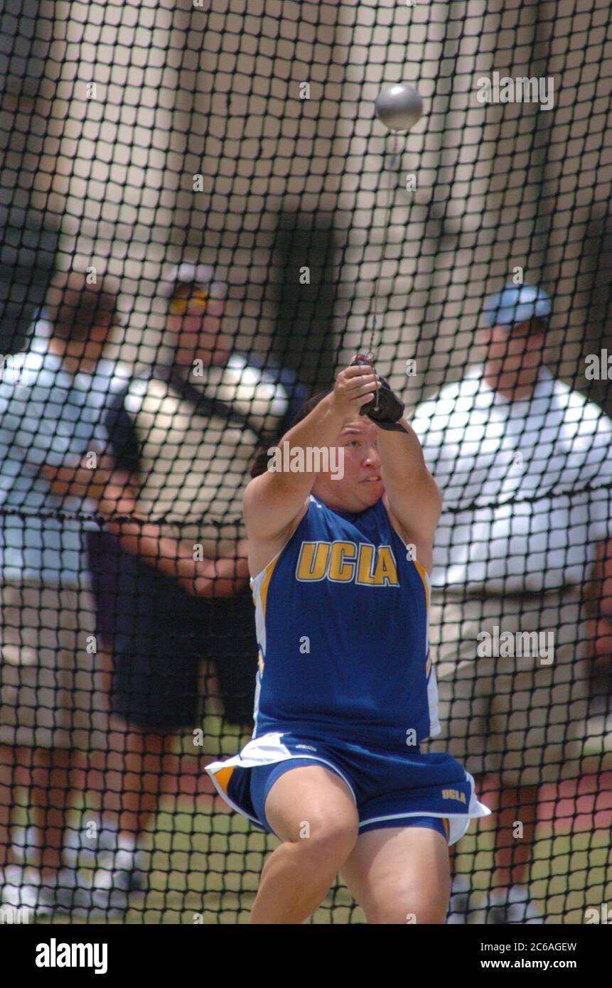 Austin Texas USA, June 2004: White female athlete from the University ...