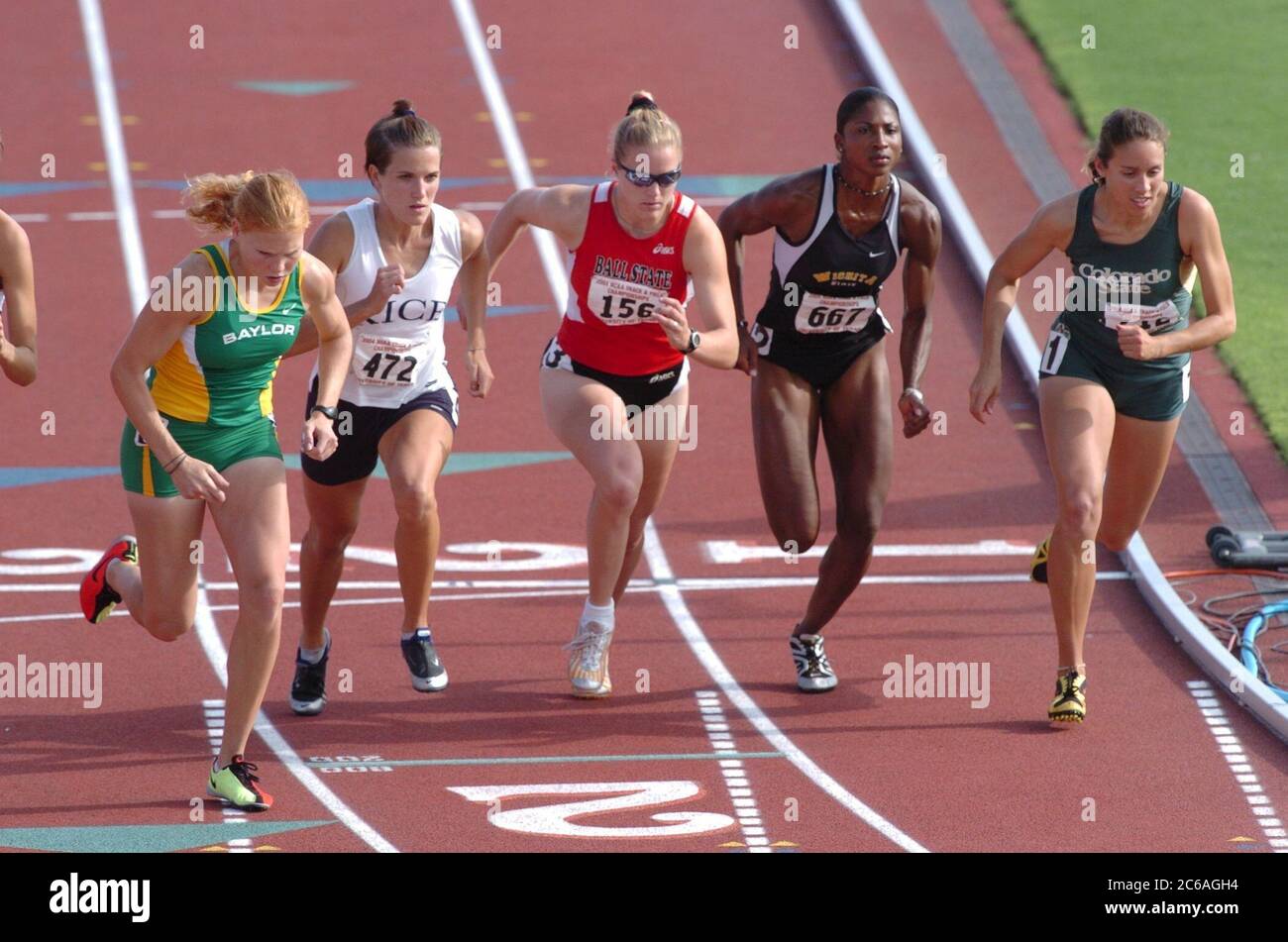 Austin, Texas USA, June 2004: Women charge off of the starting line at ...