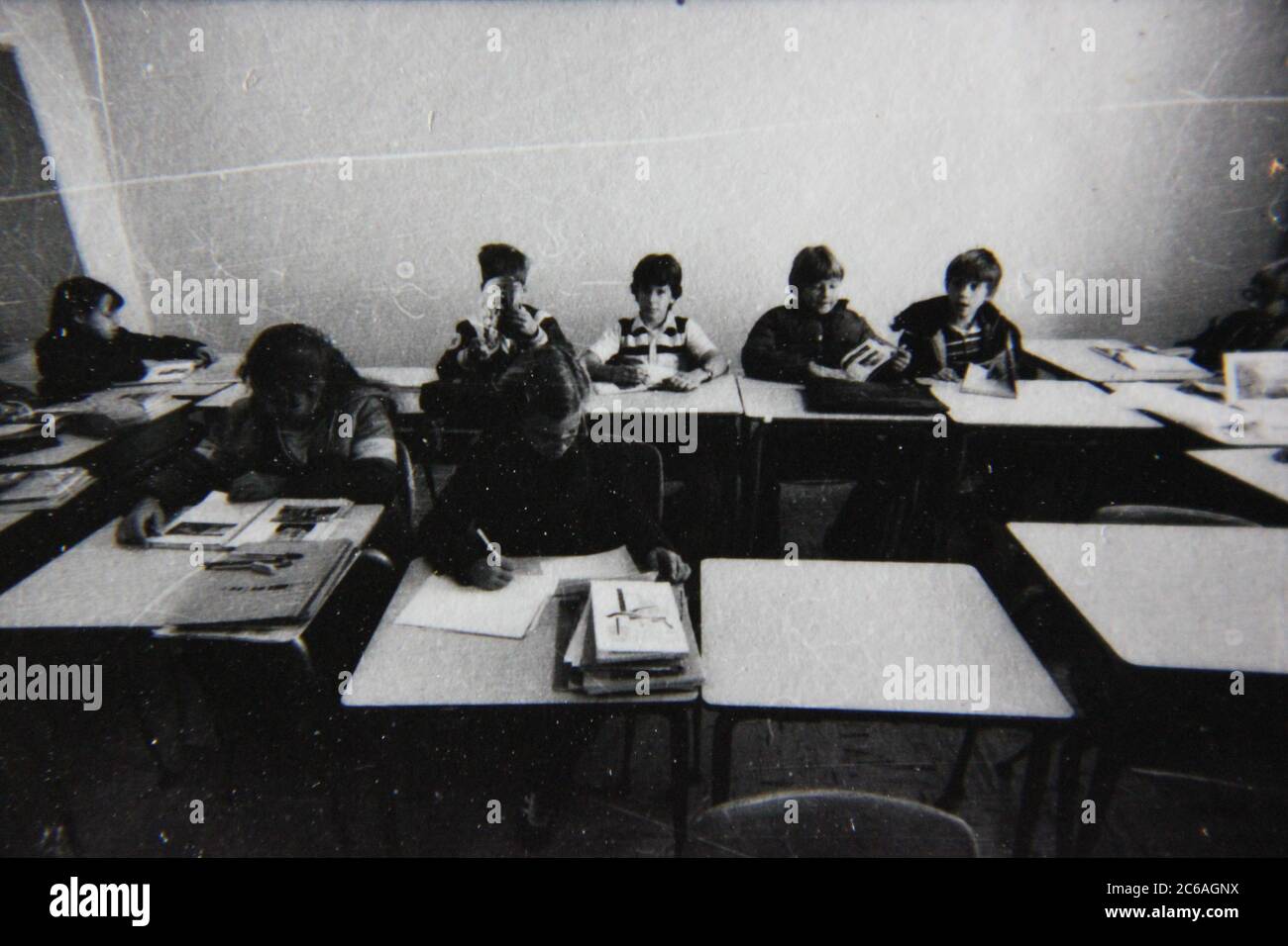 Fine 70s vintage black and white lifestyle photography of students ...