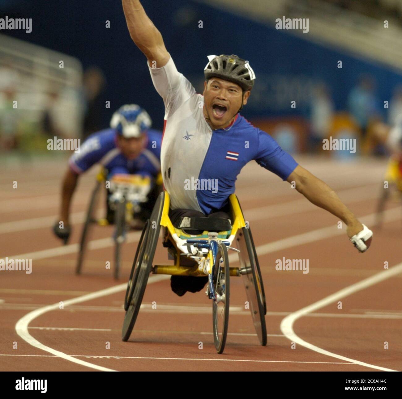Paralympics wheelchair relay hi-res stock photography and images - Alamy
