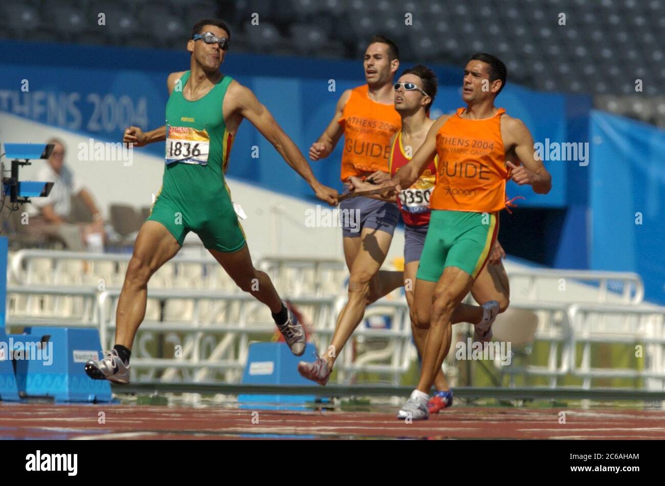 Athens, Greece 23SEP04: Carlos Lopez (1836) of Portugal and his guide ...