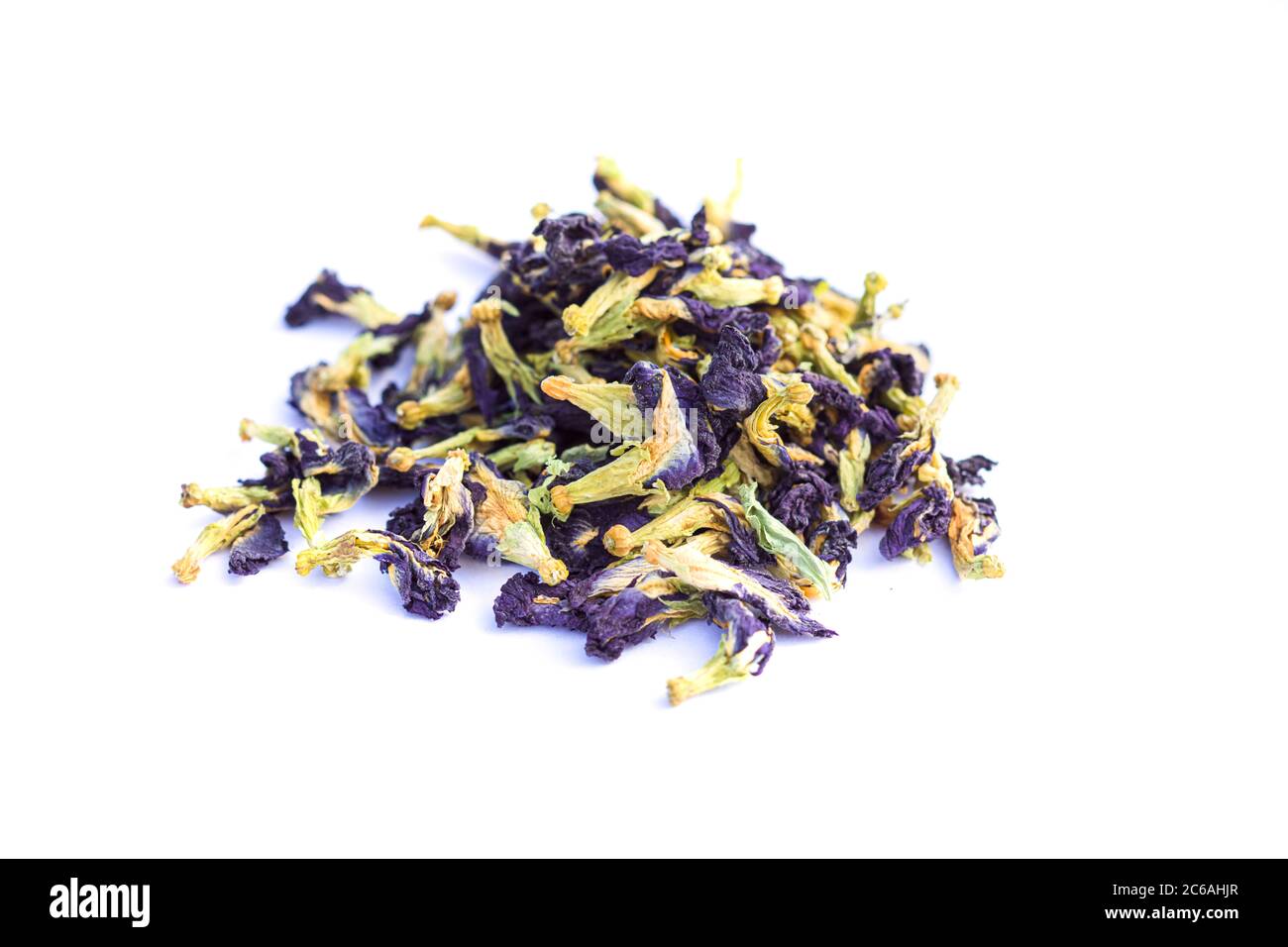The dried flower for making natural blue tea Stock Photo - Alamy