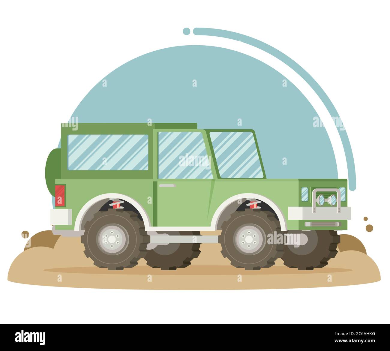 Safari truck Stock Vector Images - Alamy