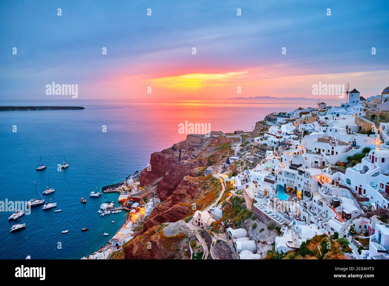 Famous greek tourist destination Oia, Greece Stock Photo - Alamy