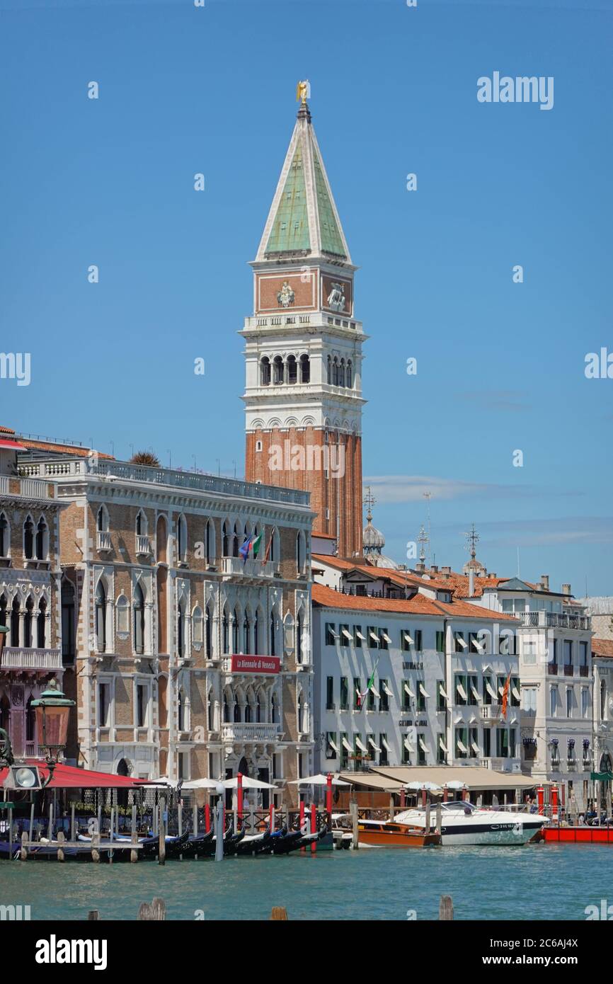 Venedig, Canal Grande, Campanile // Venice, Canal Grande, Campanile ...