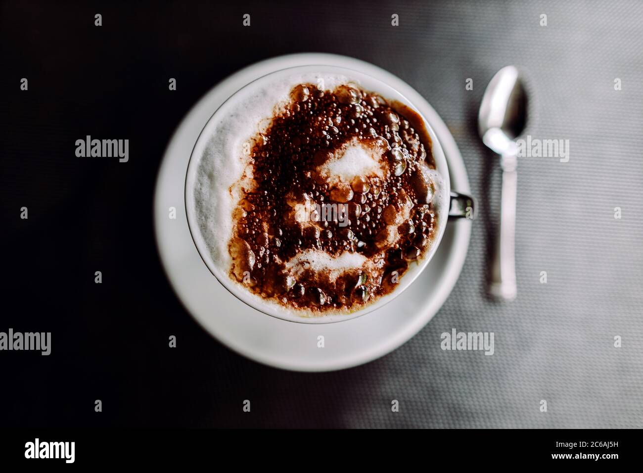 Office cafeteria top view hi-res stock photography and images - Alamy
