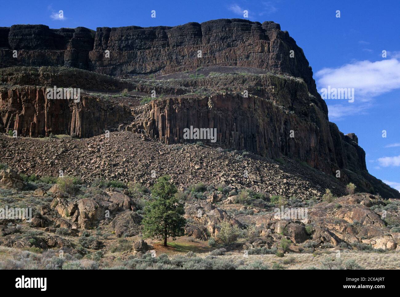 Steamboat Rock, Steamboat Rock State Park, Washington Stock Photo - Alamy