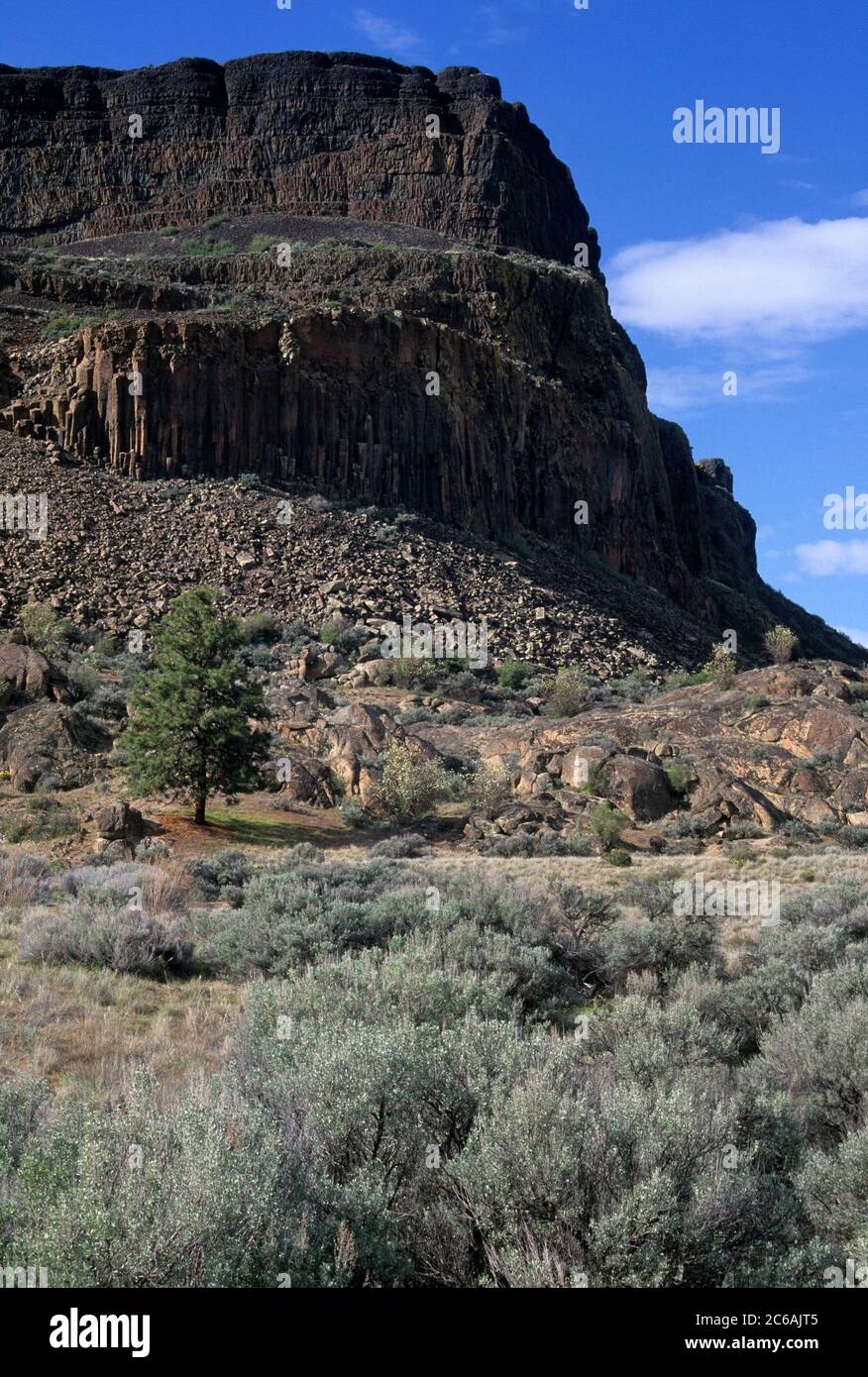Steamboat Rock, Steamboat Rock State Park, Washington Stock Photo - Alamy