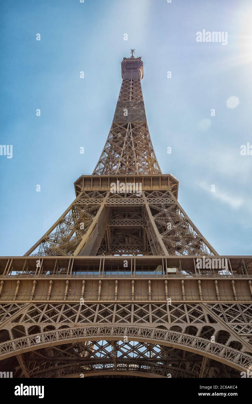 the french portrait, the eiffel tower Stock Photo - Alamy