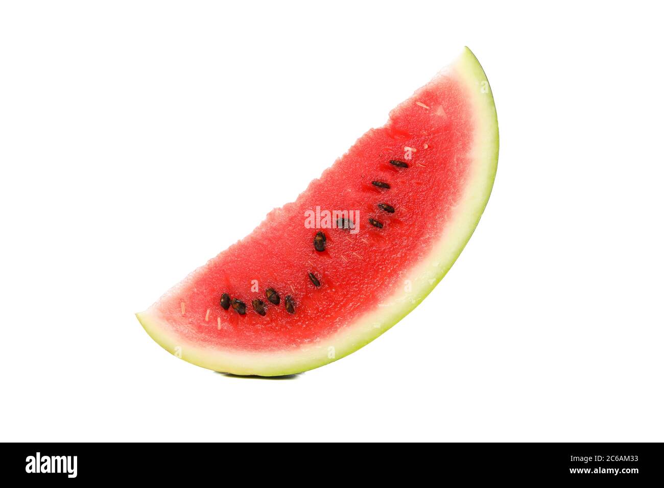 Fresh watermelon slice isolated on white background. Summer fruit Stock ...