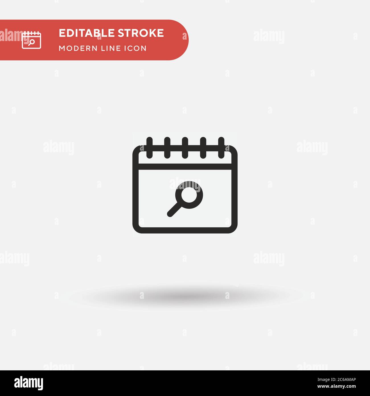 Date Simple vector icon. Illustration symbol design template for web ...