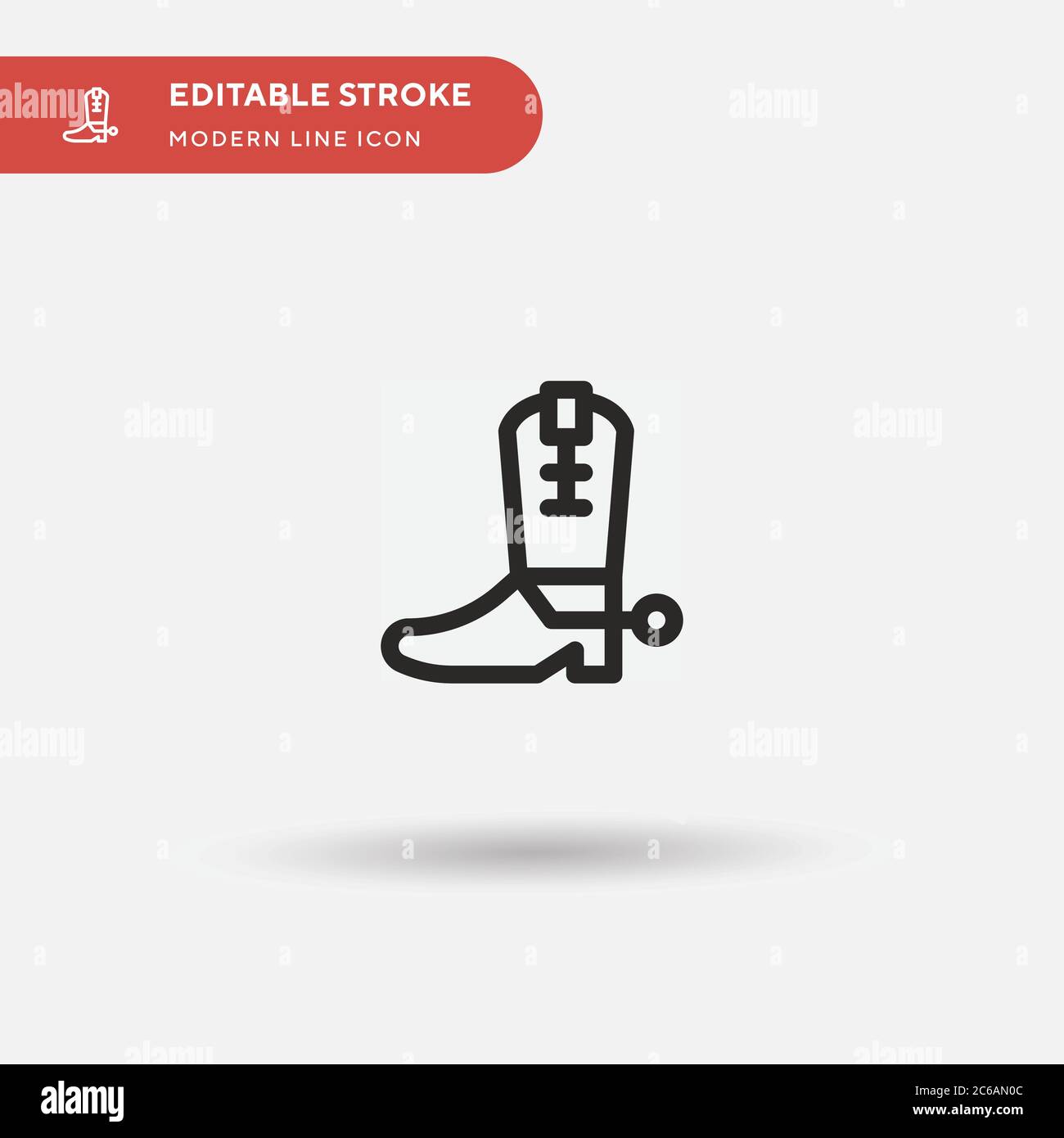 Boot Simple vector icon. Illustration symbol design template for web ...