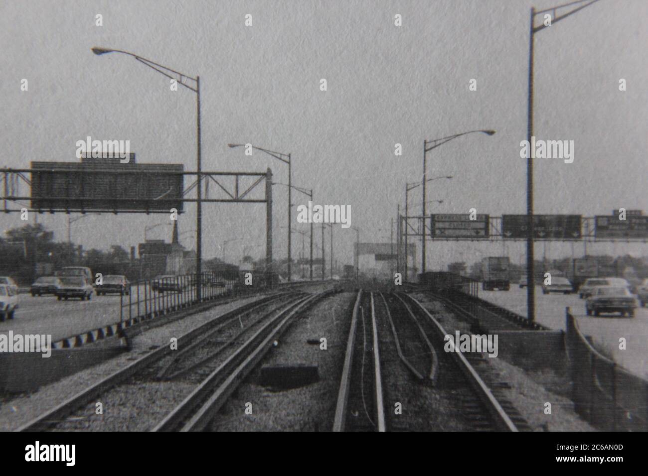 Fine 70s vintage black and white lifestyle photography of public train ...