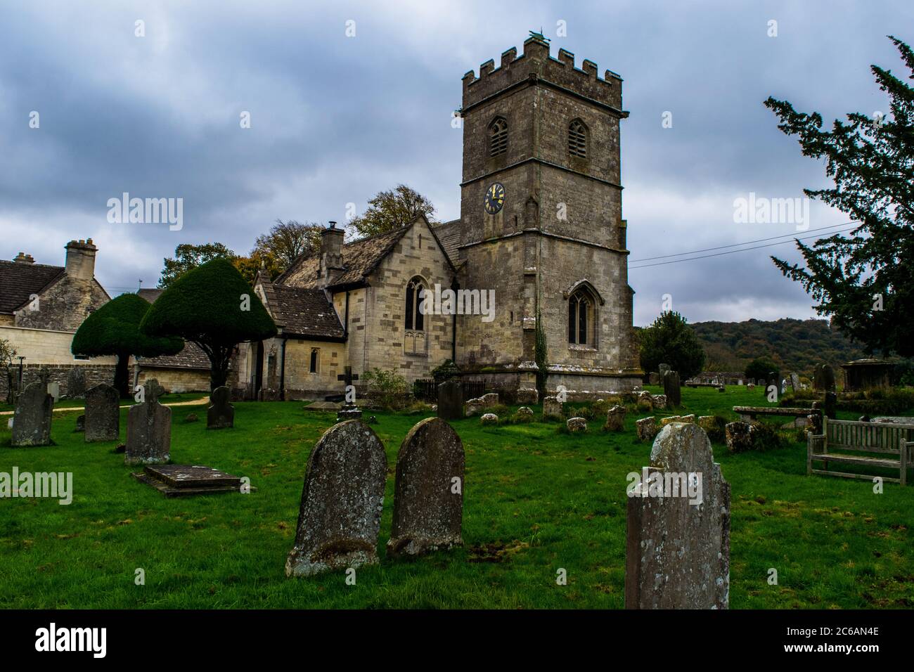 Cranham Church, St James the Great, Gloucestershire, England Stock ...