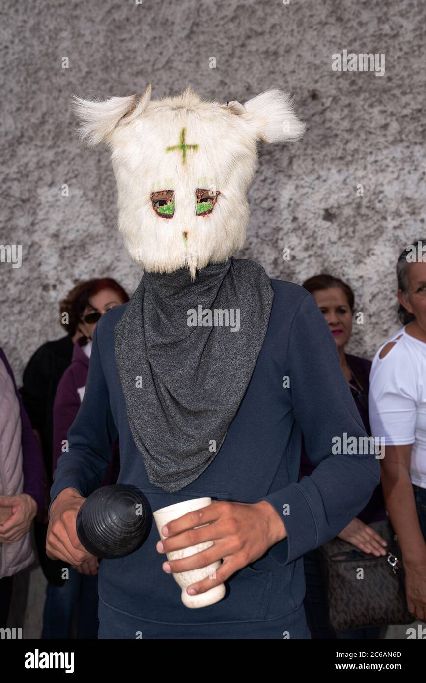 During Lent, a religious pilgrim in Mexico known as a “Fariseo ...