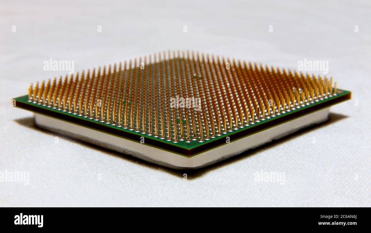 Cpu processor isolated on white Stock Photo - Alamy