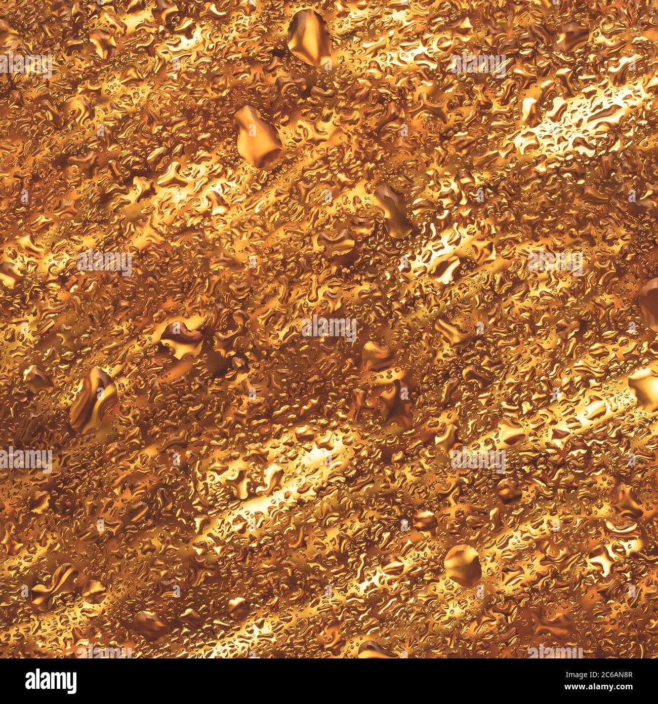 Abstract sparkly backgrounds, golden glass texture with water drops ...